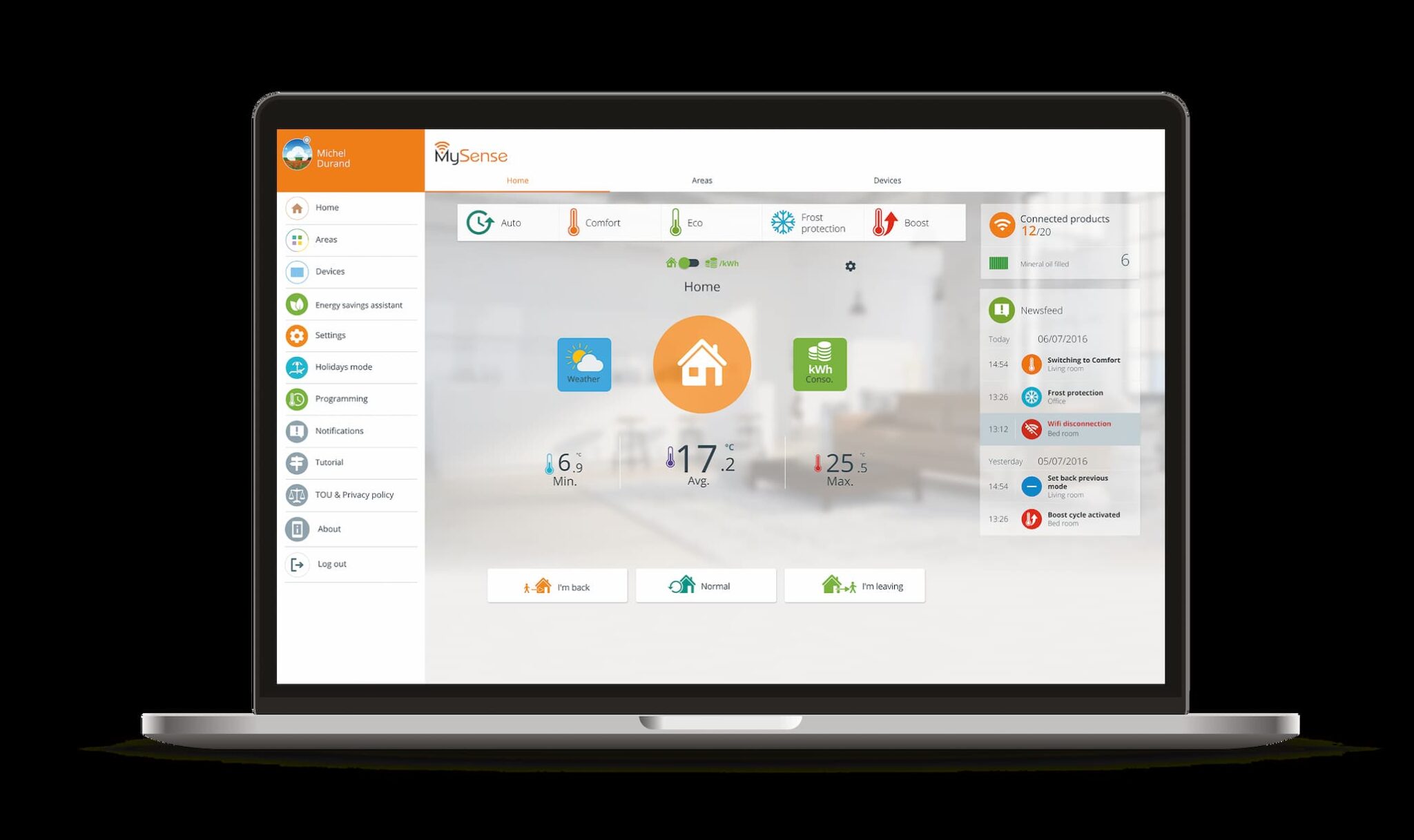 Multi zone heating control system - IntelliHeat